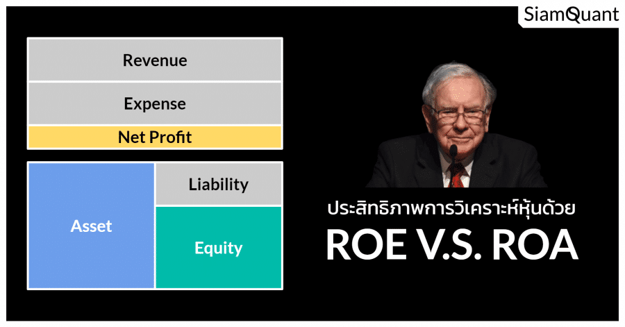 เปรียบเทียบประสิทธิภาพในการวิเคราะห์หุ้นด้วยอัตราส่วน ROE และ ROA ...