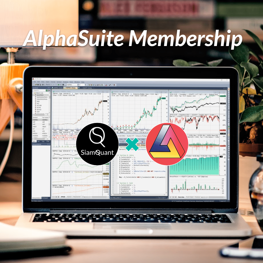 รับชมฟรี!! บันทึกวิดีโองานสัมมนา SiamQuant Amibroker AlphaSuite Bootcamp (Mid 2019 Workshop ...