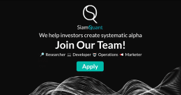 Join Our Team : ร่วมงานกับ SiamQuant